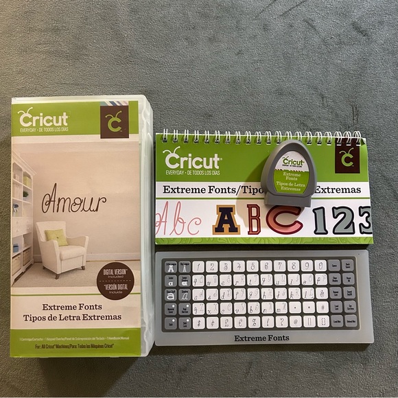 Cricut | Office | Cricut Extreme Fonts | Poshmark